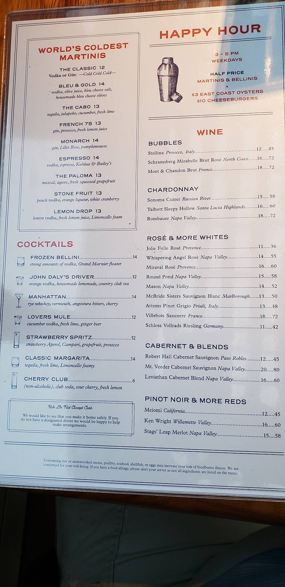 Menu at Hudson House restaurant, Addison, Belt Line Rd