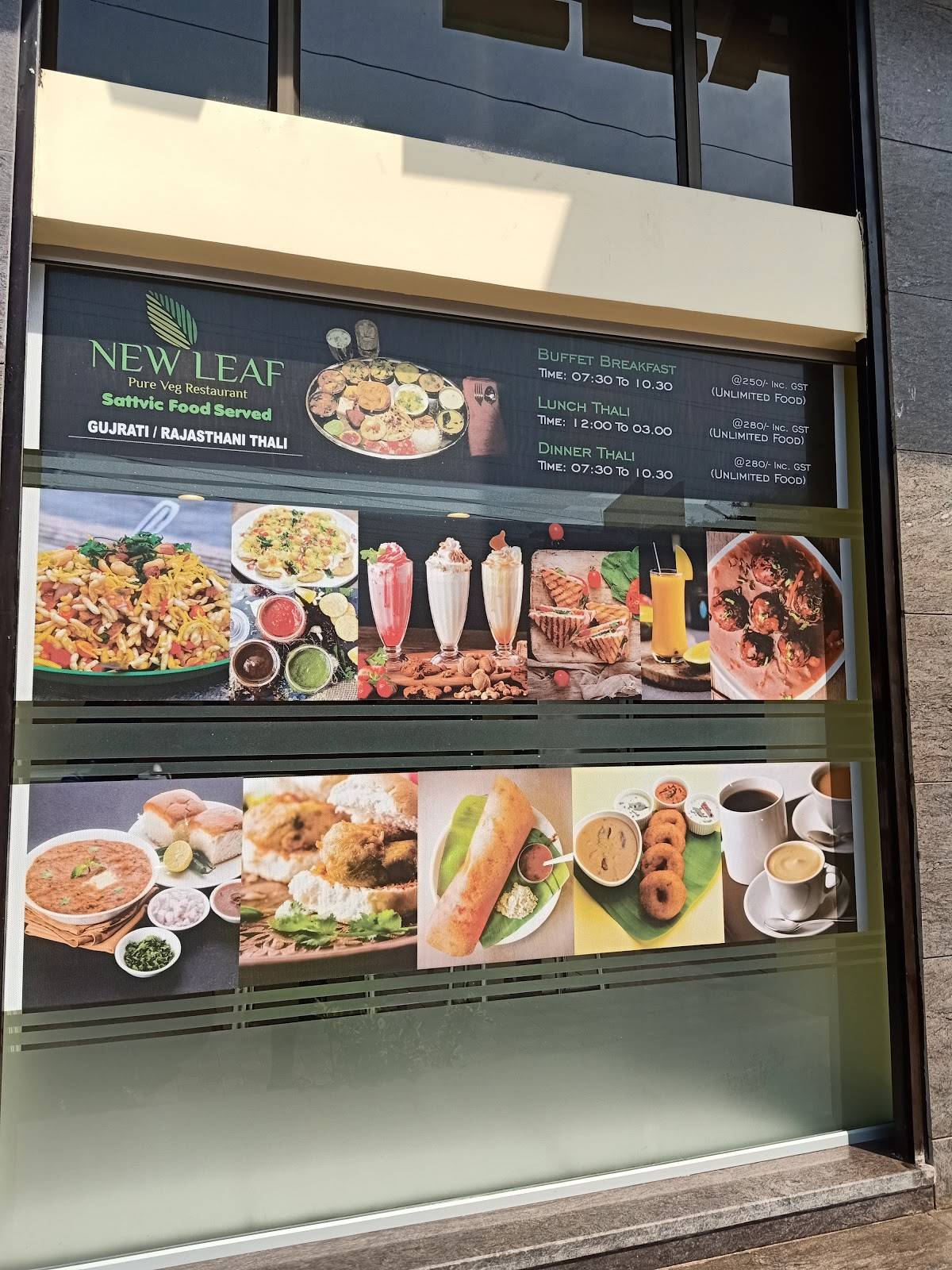 Menu at New Leaf Restaurant, Pilerne