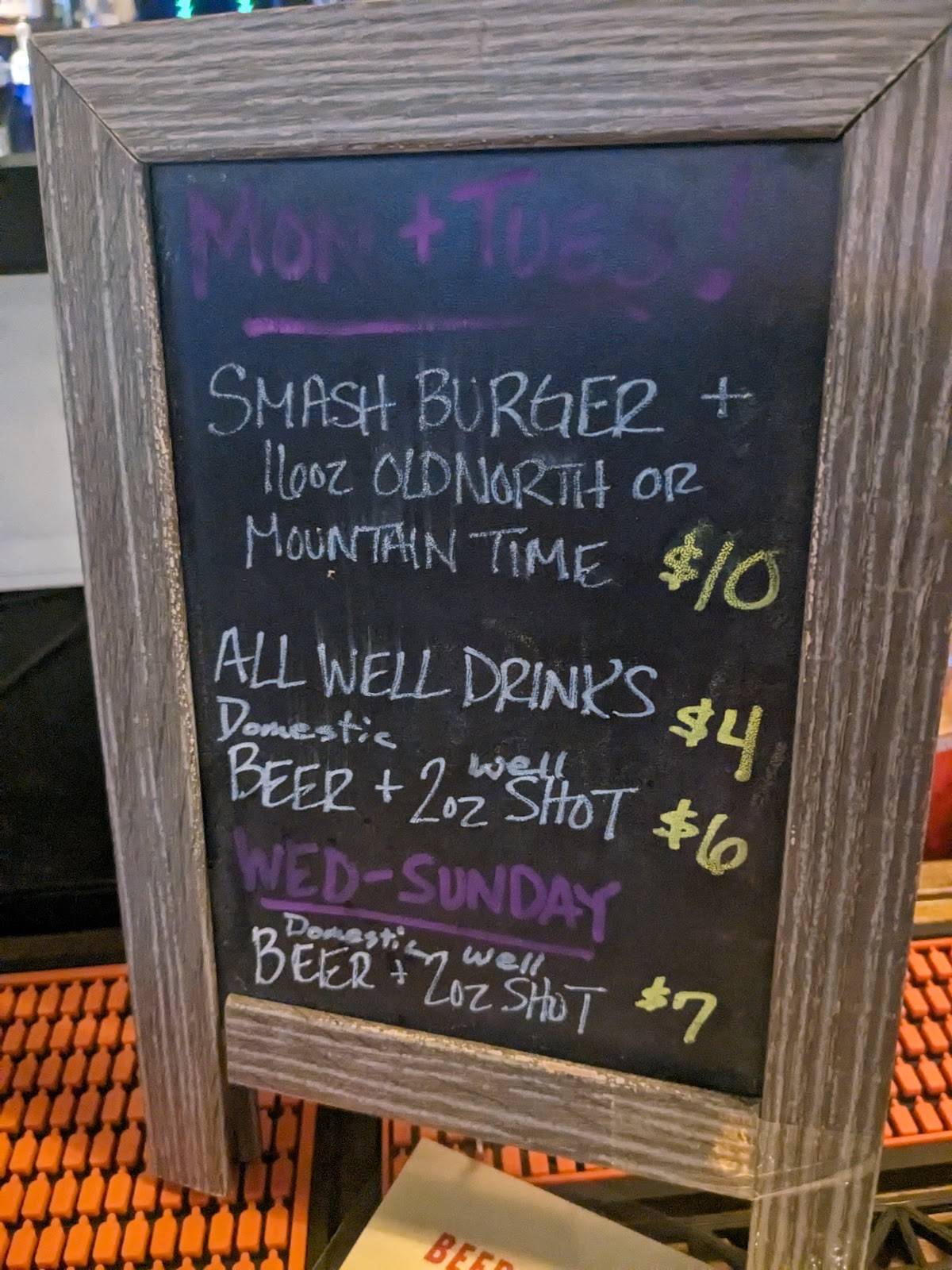 Menu at Olde London Road English Pub, Asheville