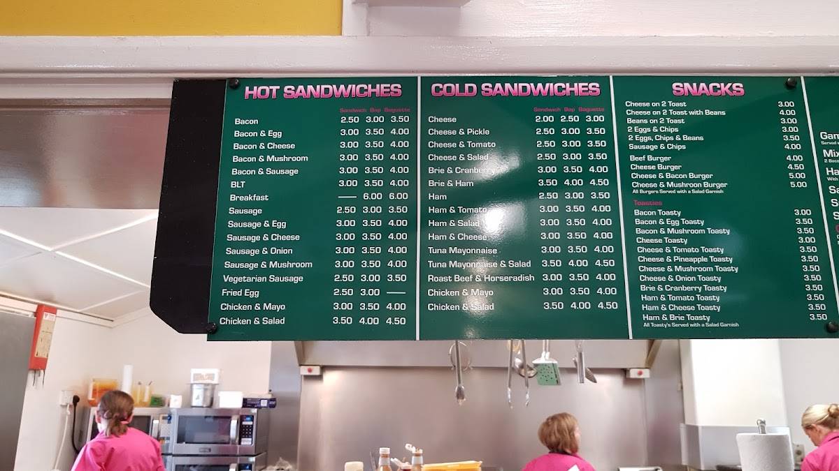 Menu at Posh Pigs Café Ltd. cafe, Beccles