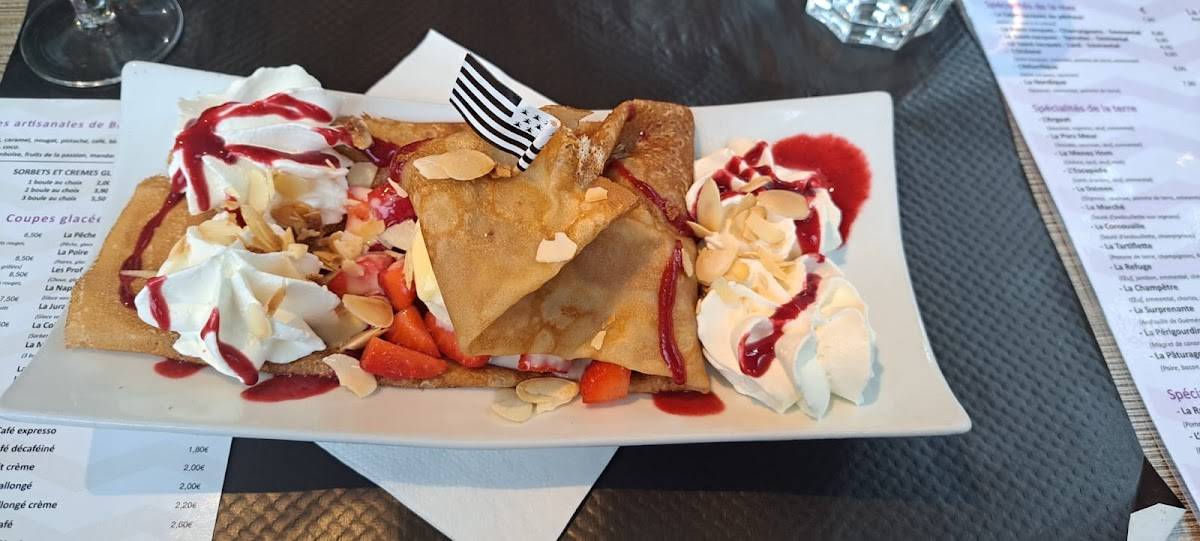 Menu au Crêperie An Ty Coz Pointe de l'Armorique restaurant, Plougastel ...