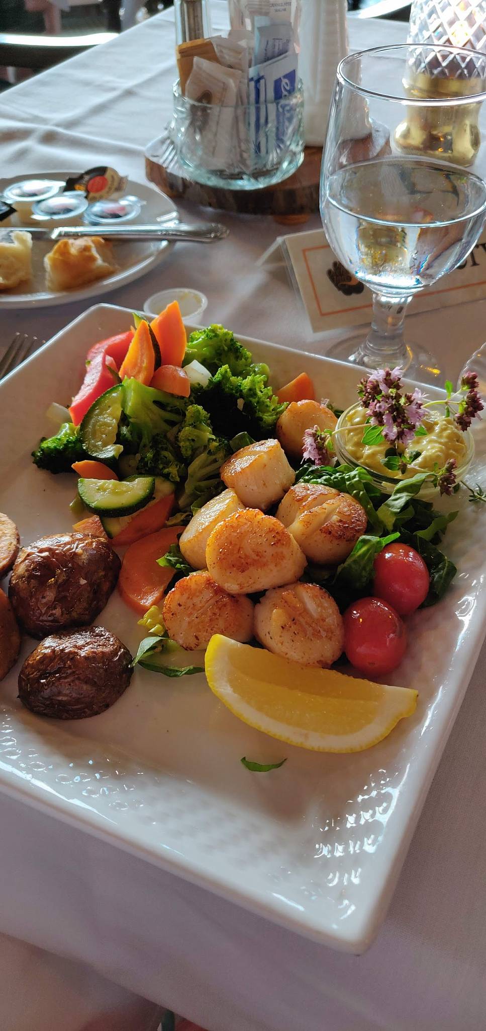 Menu at Old Orchard Inn restaurant, Wolfville