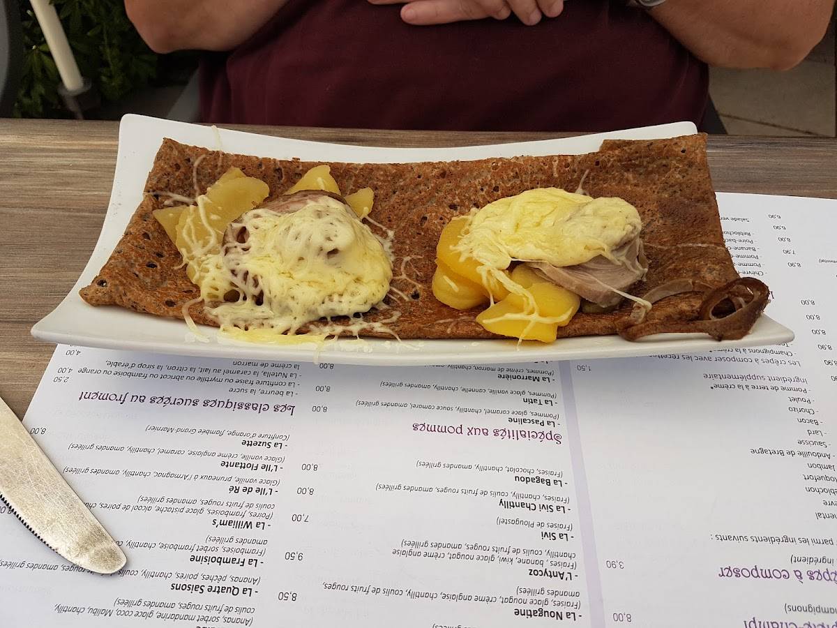 Menu au Crêperie An Ty Coz Pointe de l'Armorique restaurant, Plougastel ...