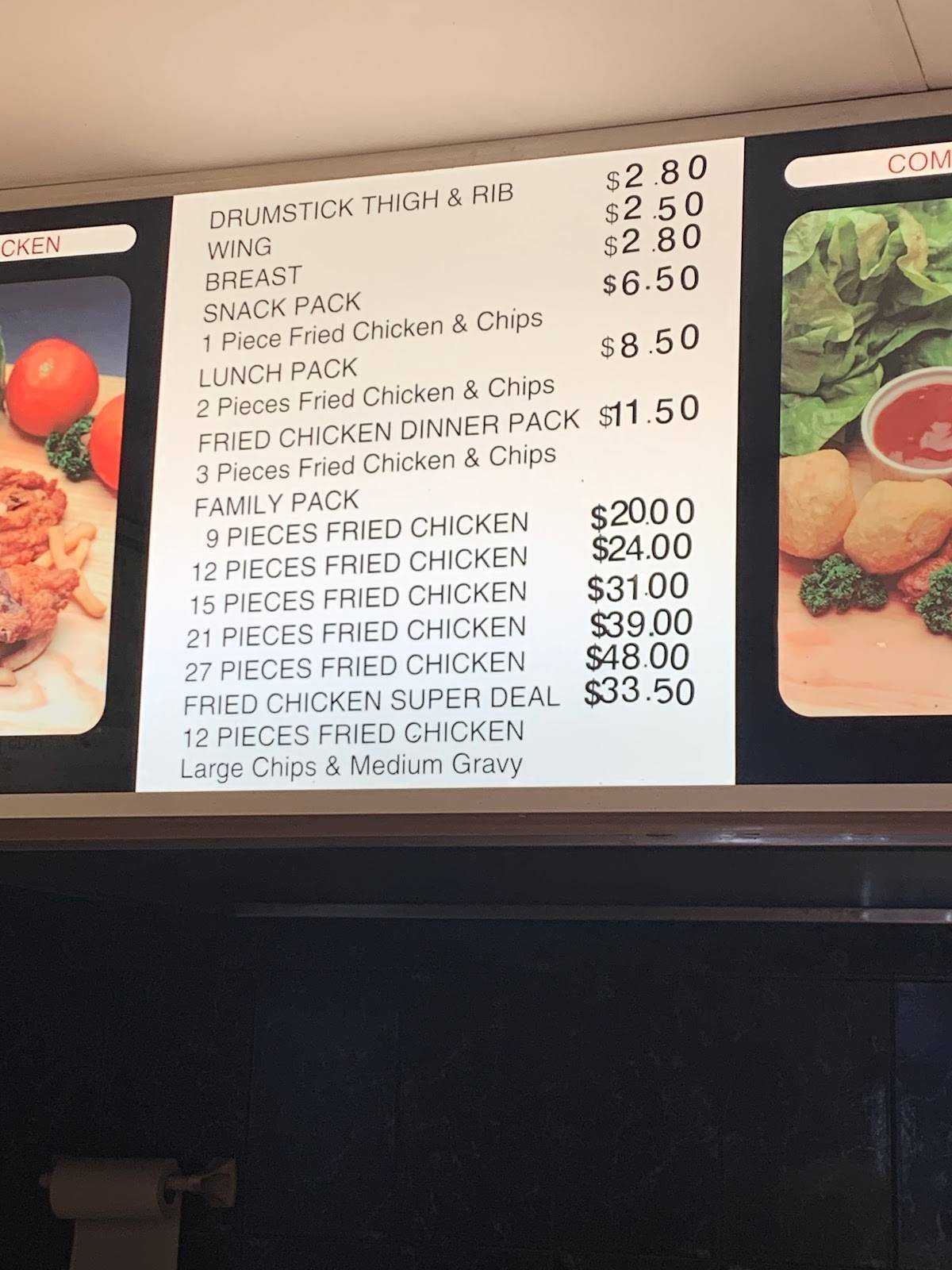 Menu at Go Go Charcoal Chicken fast food, Frankston South
