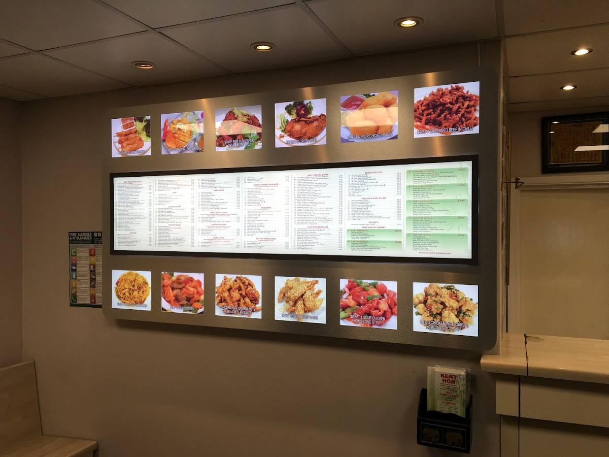 Menu at Kent Hon Chinese Takeaway Bicester fast food, Bicester