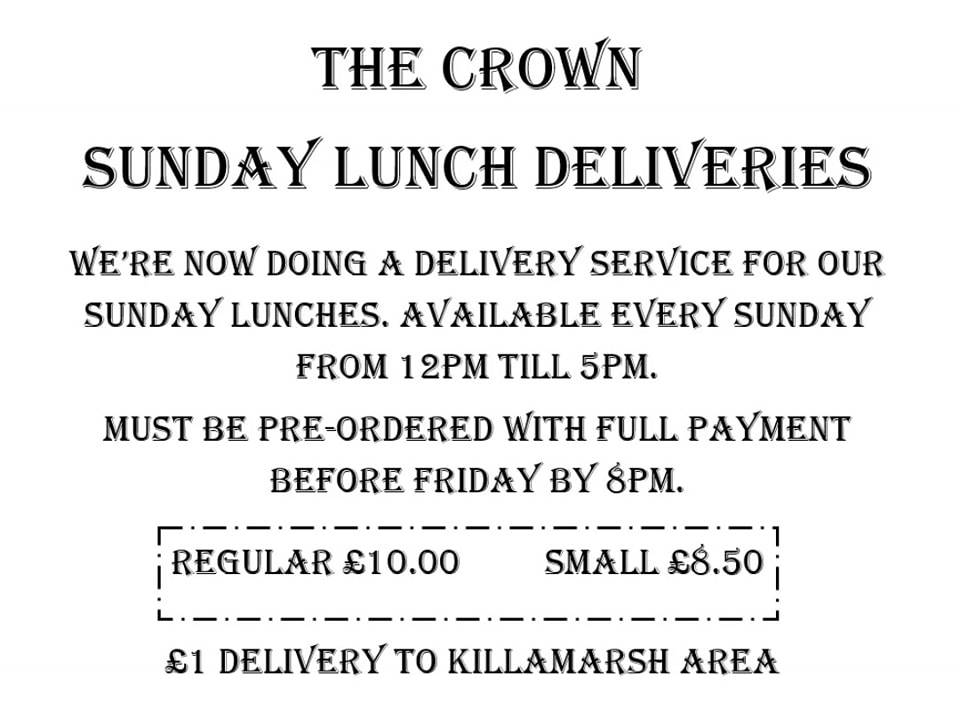 Menu at The Crown, Killamarsh, Sheffield, S21 1AB pub & bar, Sheffield ...