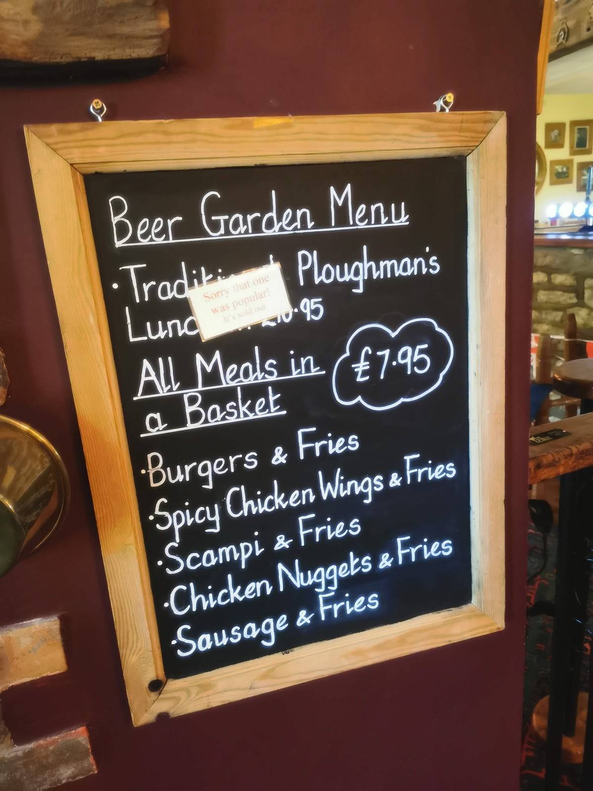 Menu at The Middleton Arms pub & bar, Pickering