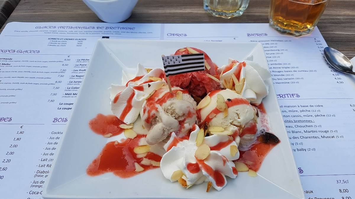 Menu au Crêperie An Ty Coz Pointe de l'Armorique restaurant, Plougastel ...