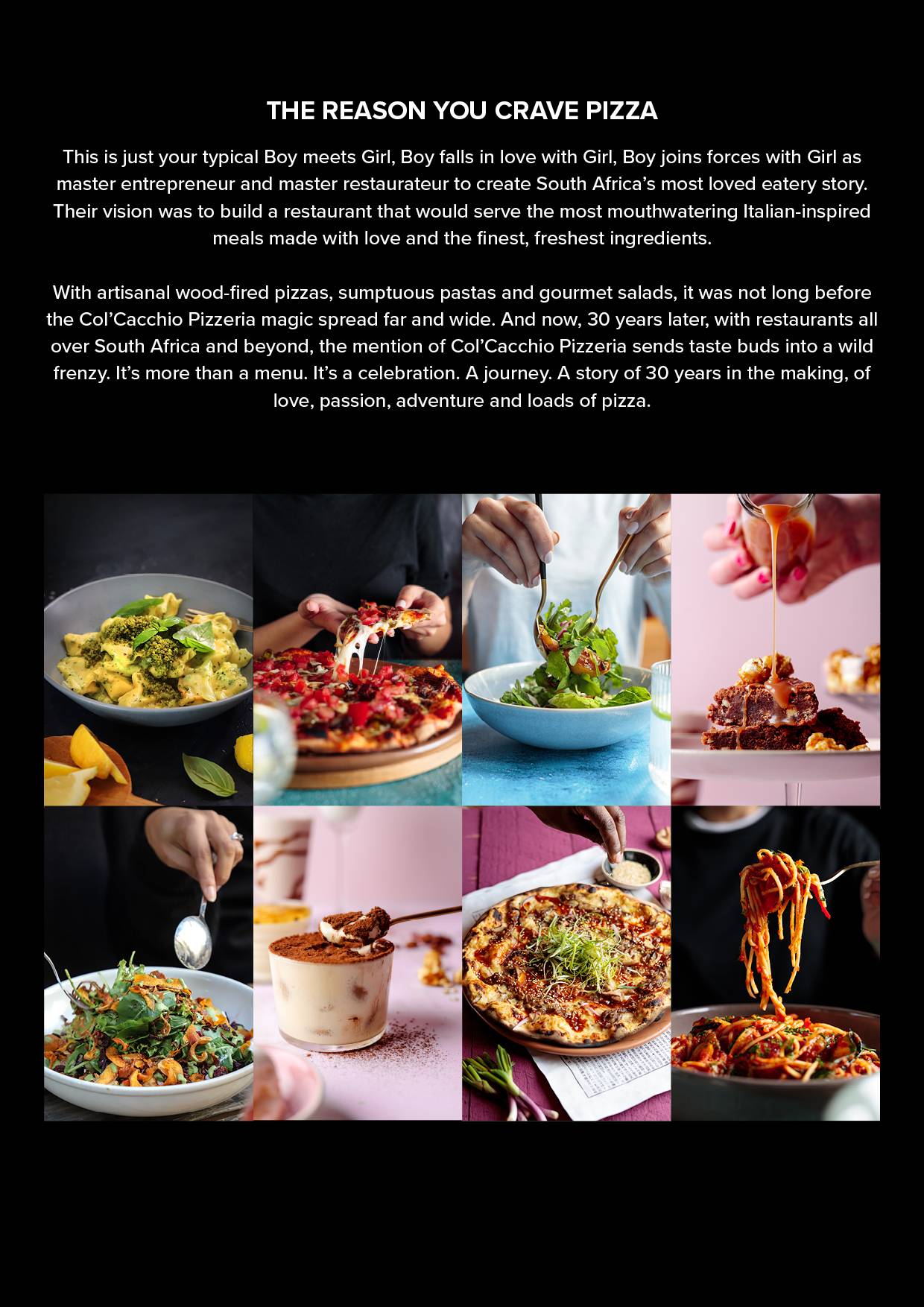 Menu at Col'Cacchio Gateway restaurant, Durban, Shop G320