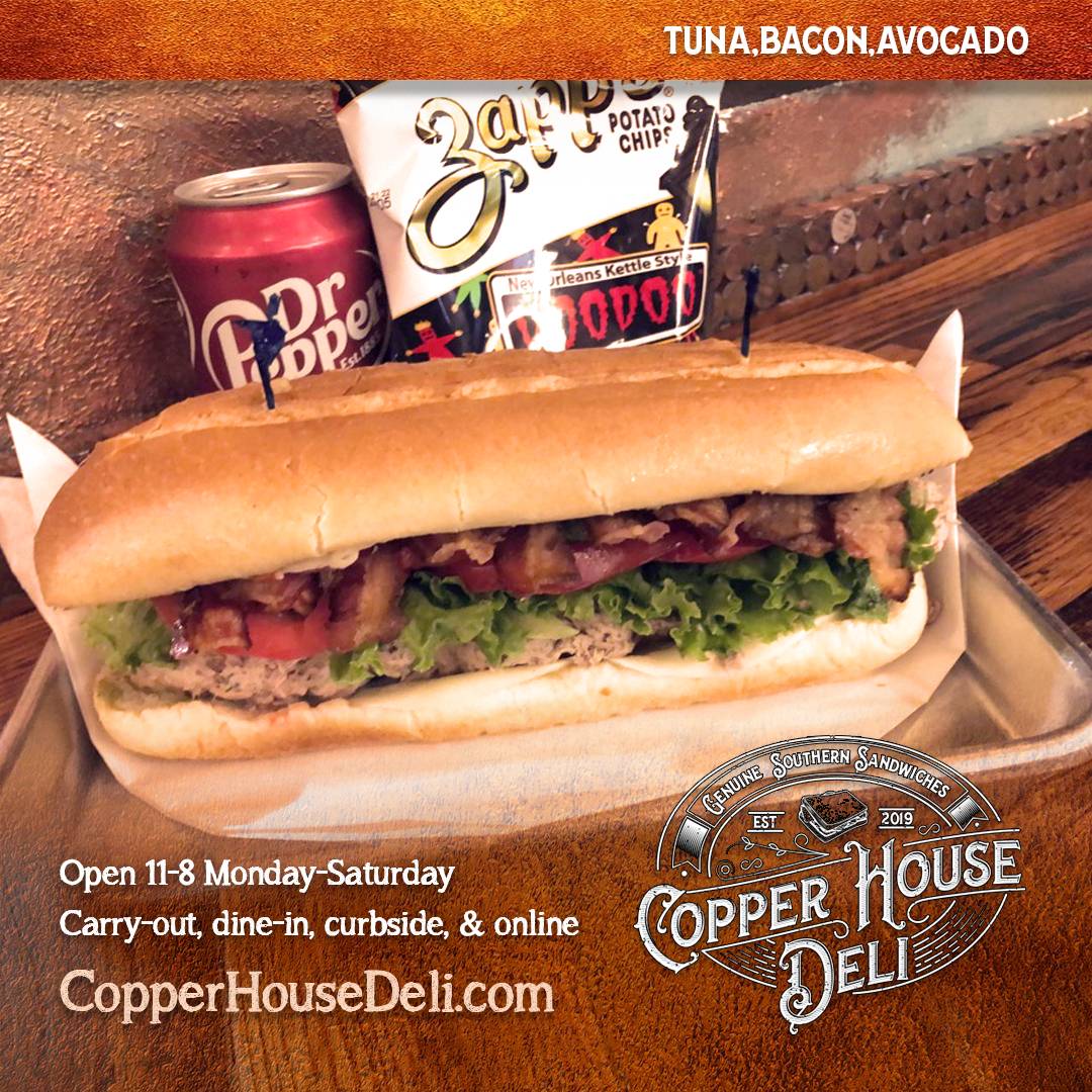 Menu at Copper House Deli restaurant, Wetumpka