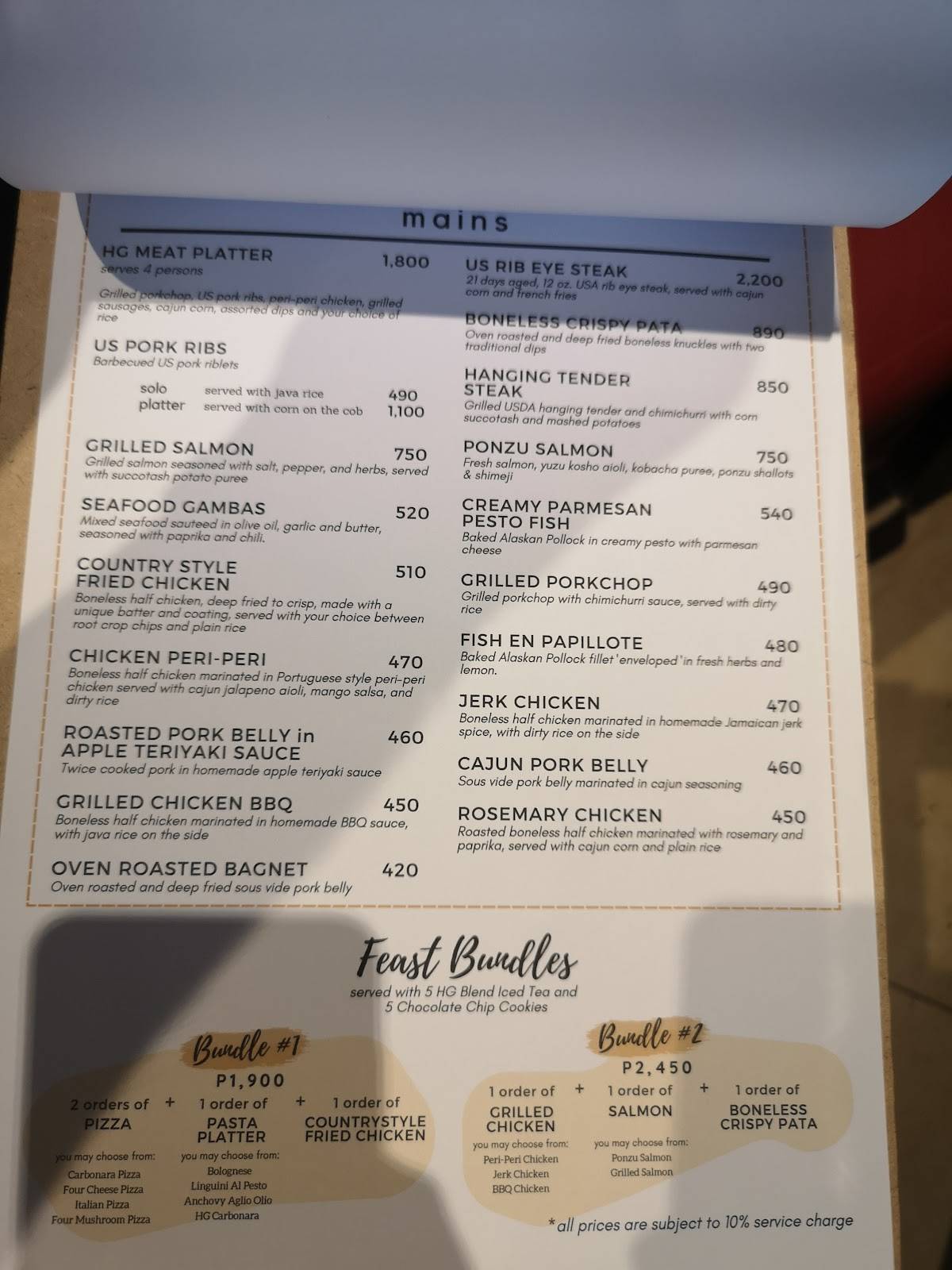 Menu at High Grounds Café cafe, Quezon City