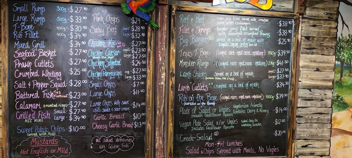 Menu at Meringandan Hotel pub & bar, Meringandan