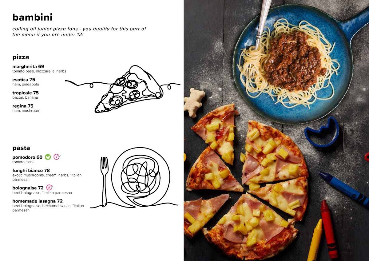 Menu at Col'Cacchio Gateway restaurant, Durban, Shop G320