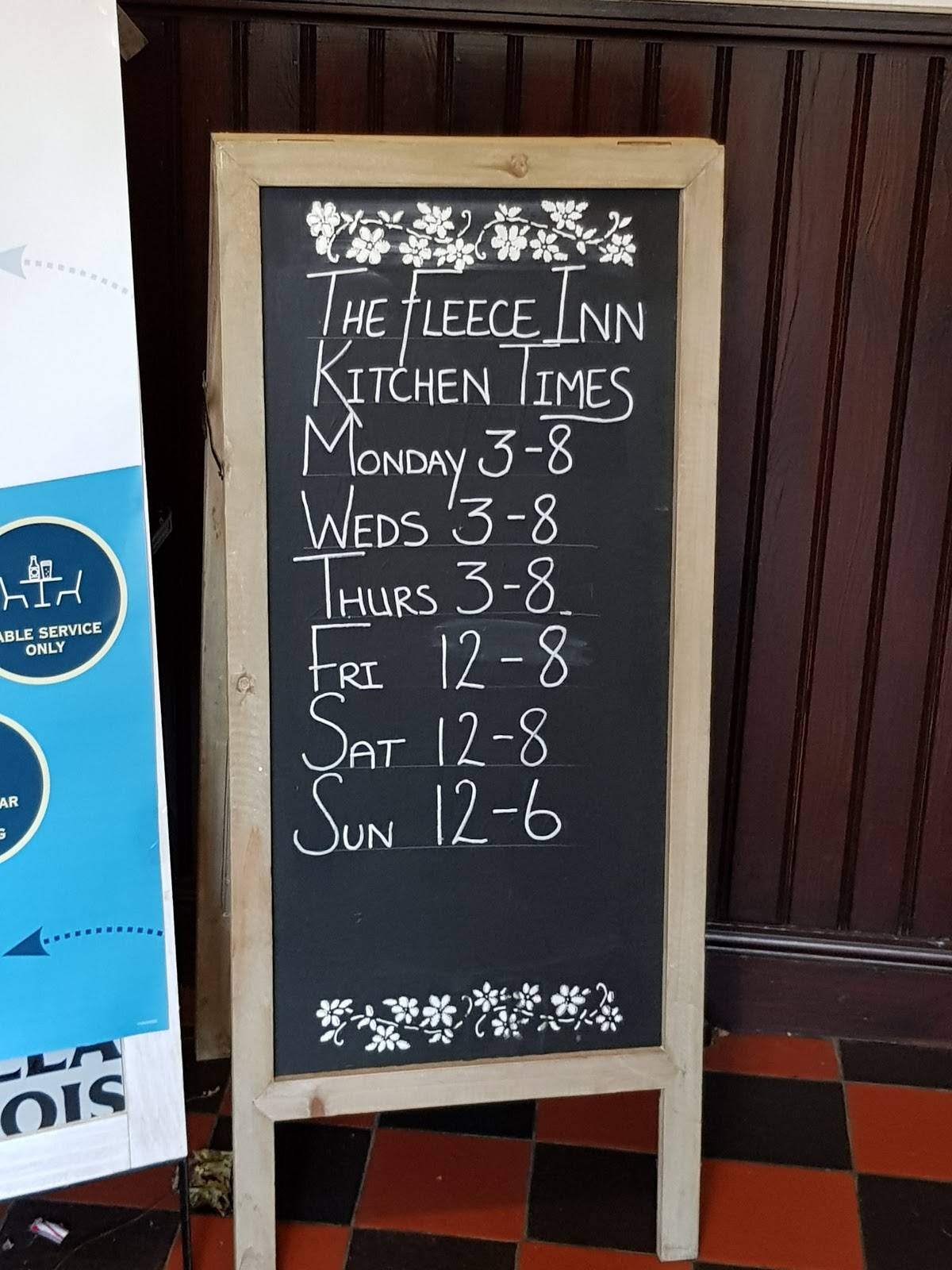 Menu at The new fleece inn pub & bar, Elland