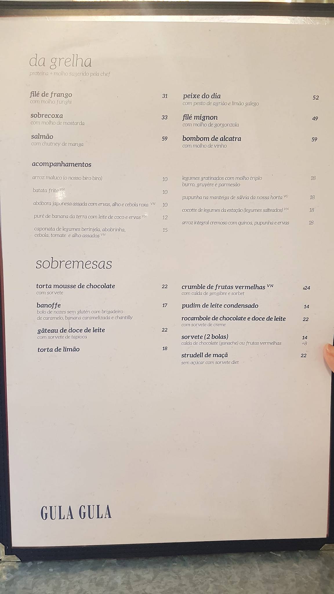 Menu em Gula Gula Restaurante, São Paulo