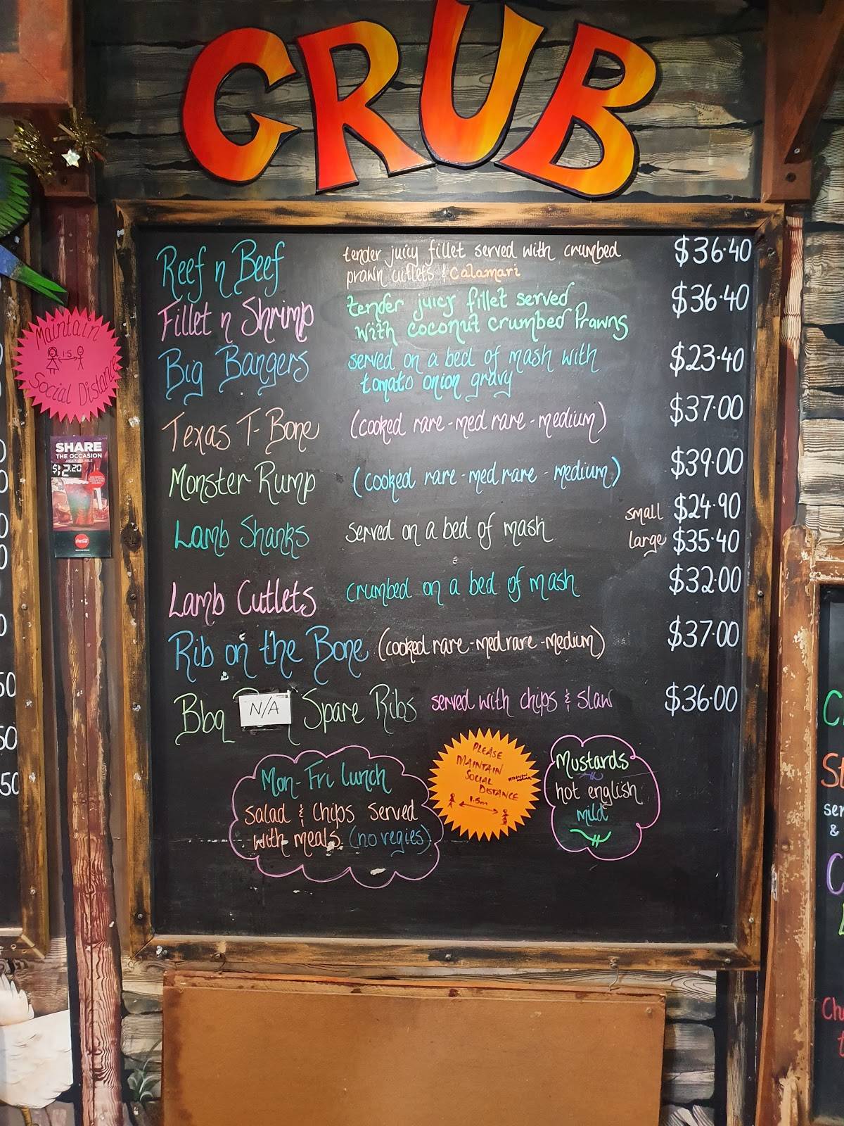 Menu at Meringandan Hotel pub & bar, Meringandan