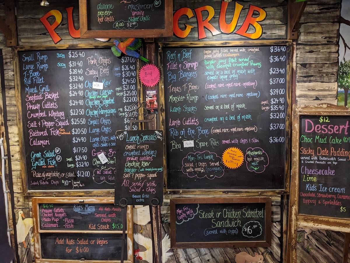 Menu at Meringandan Hotel pub & bar, Meringandan