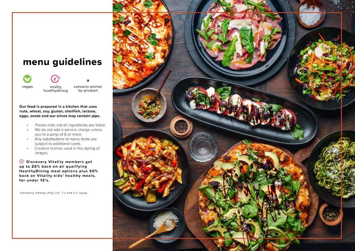 Menu at Col'Cacchio Gateway restaurant, Durban, Shop G320