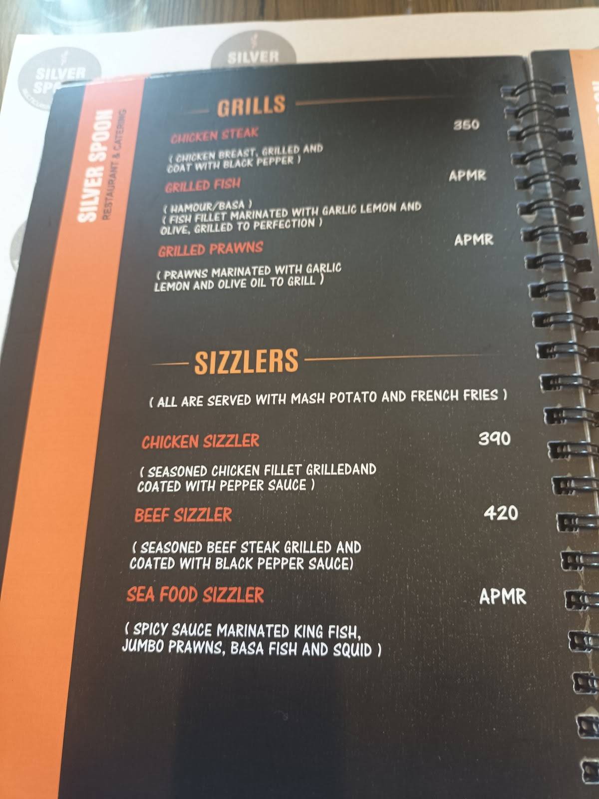 Menu at Silver Spoon Restaurant & Catering, Kozhikode