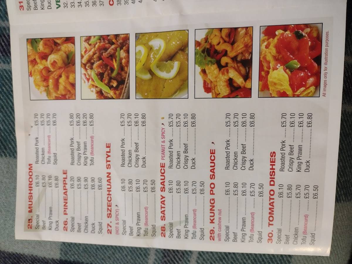 Menu at Fortune Inn pub & bar, Wakefield, 35A Bradford Rd