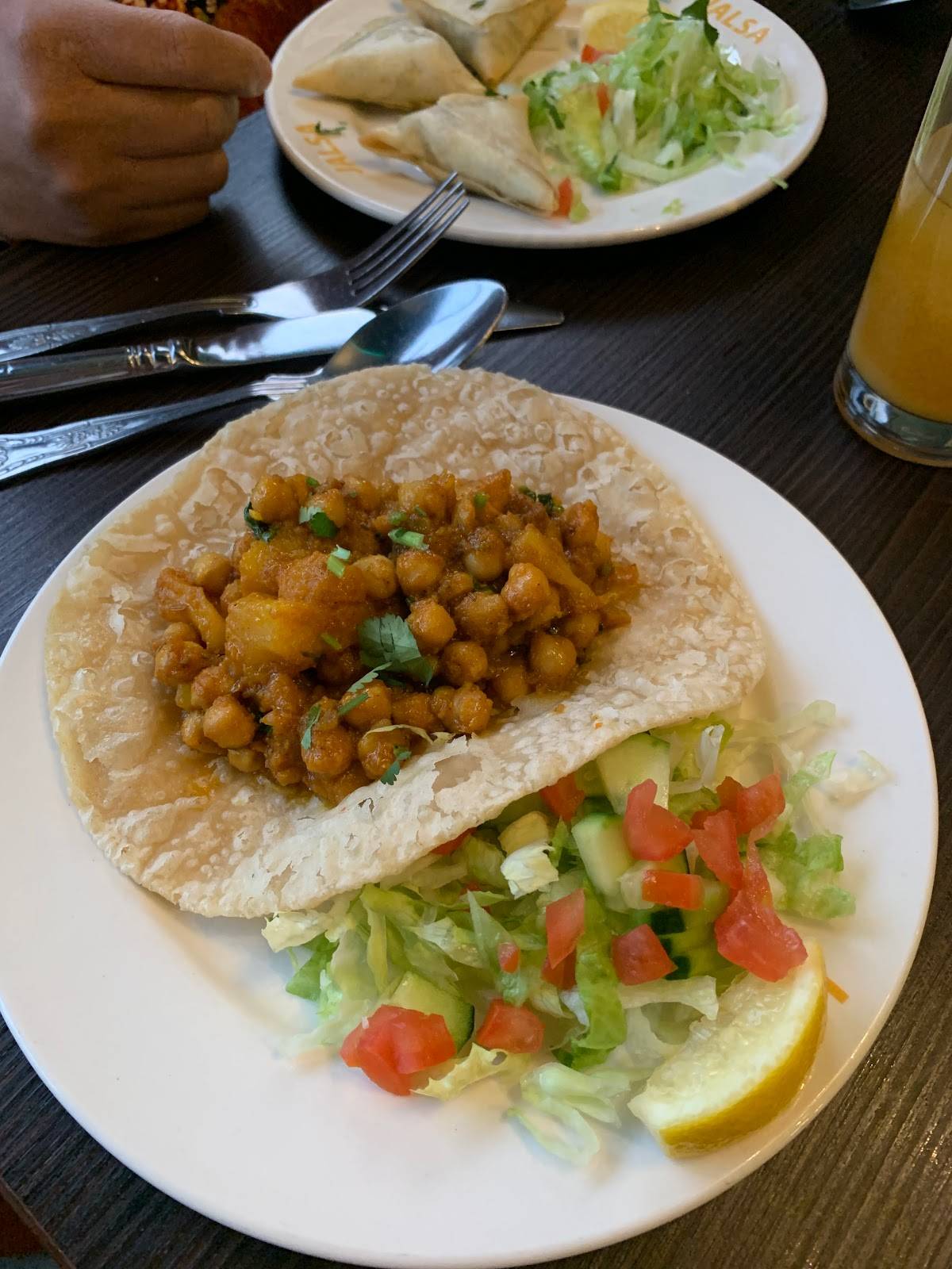 Menu at Jalsa Tandoori restaurant, Conwy
