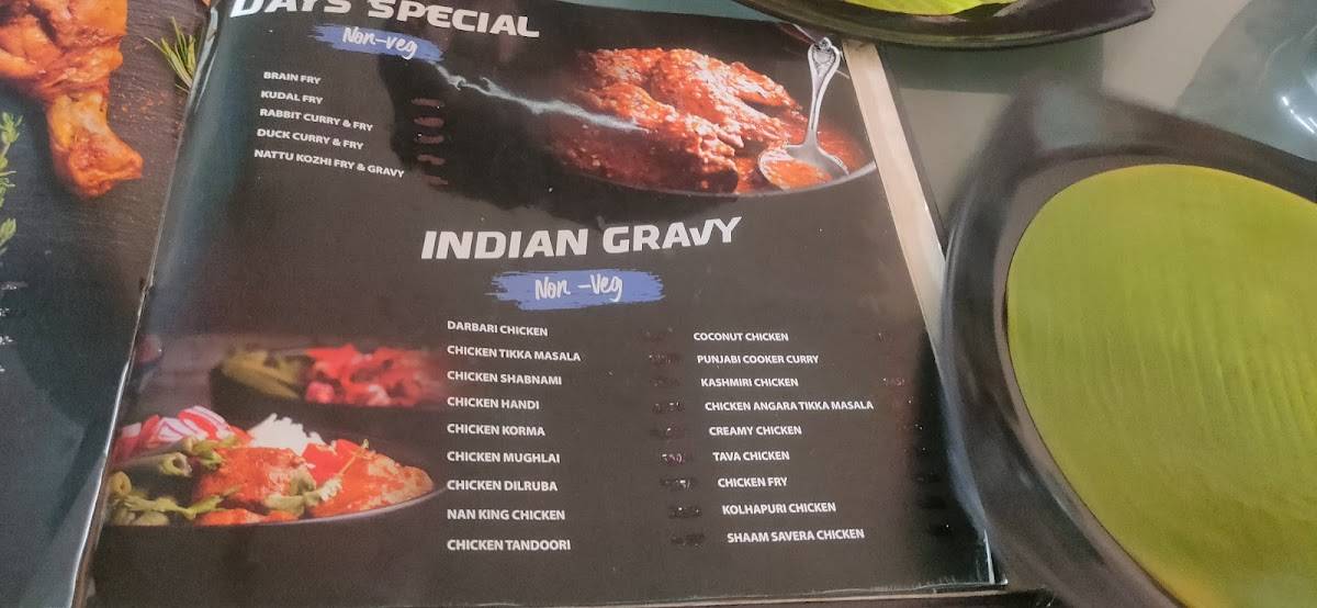 Menu at 007 Punjabi Dhaba, India
