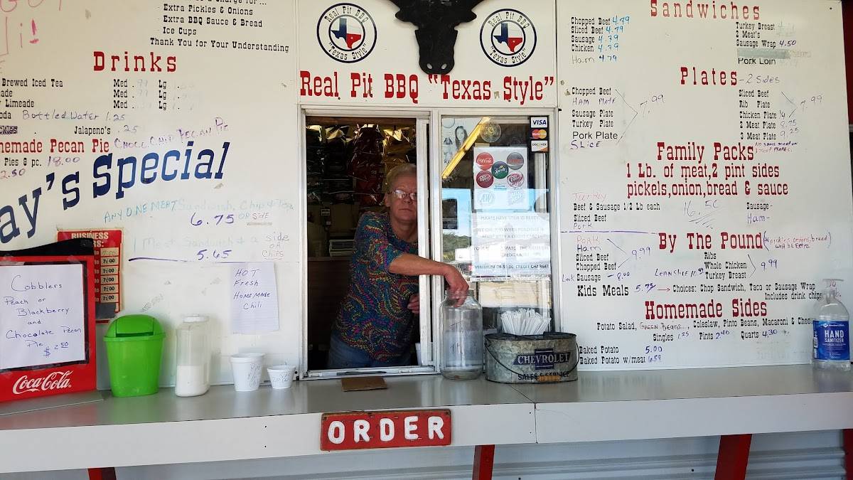 Menu at The ReaL Pit BBQ, Canyon Lake