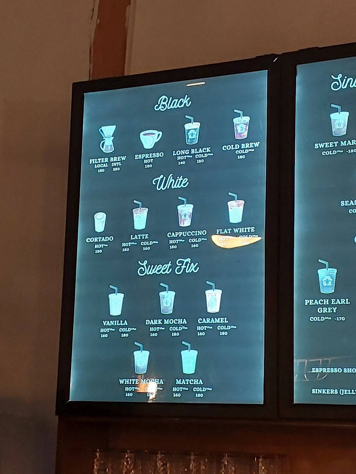 Menu at Kape Sinukuan cafe, Arayat