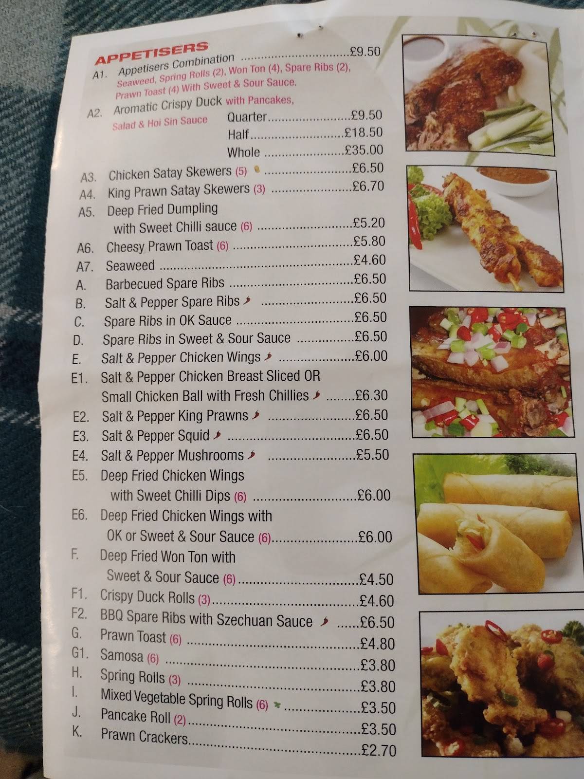 Menu at Fortune Inn pub & bar, Wakefield, 35A Bradford Rd