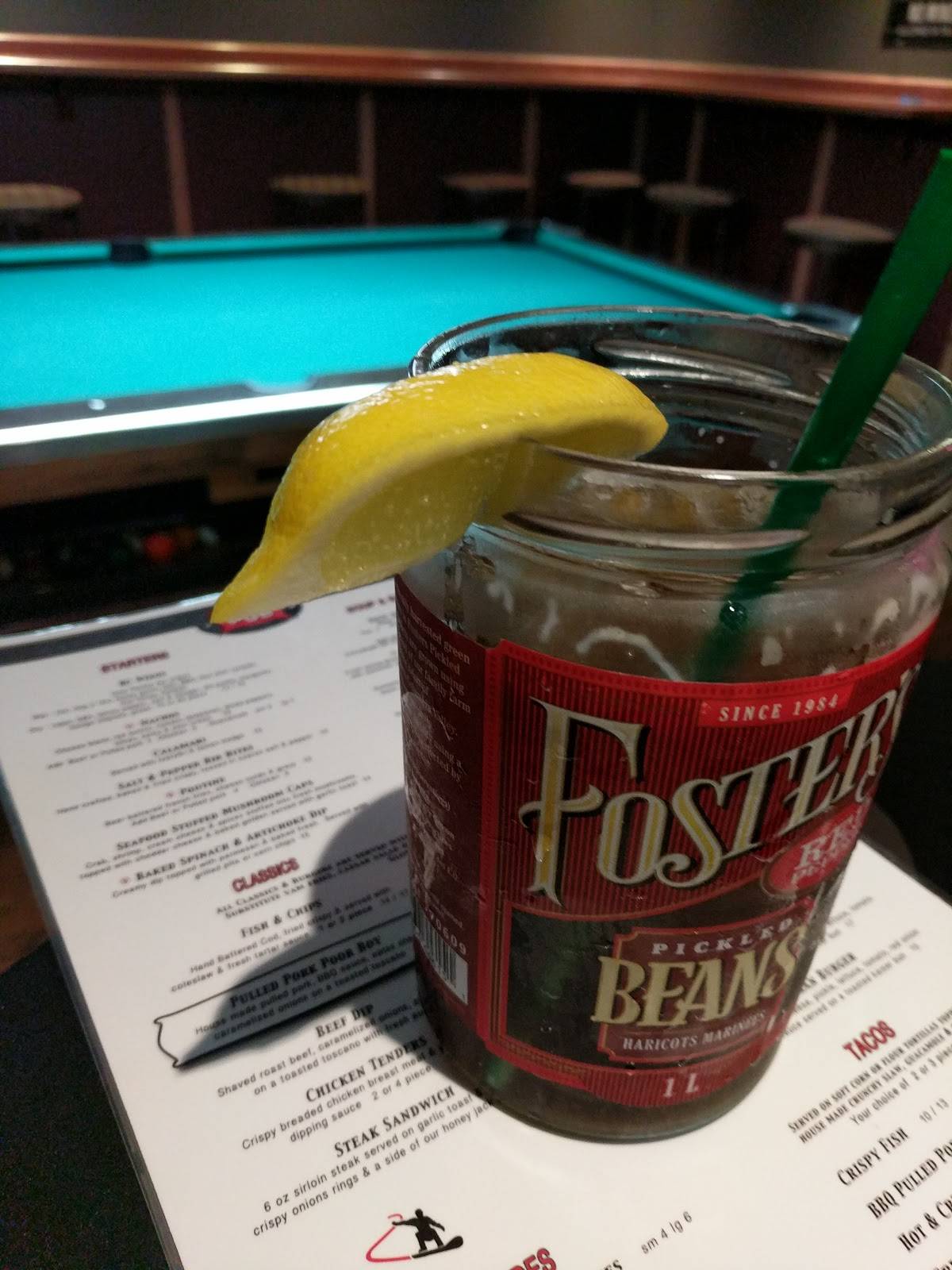 Menu at The Rock Cut Pub, Rossland