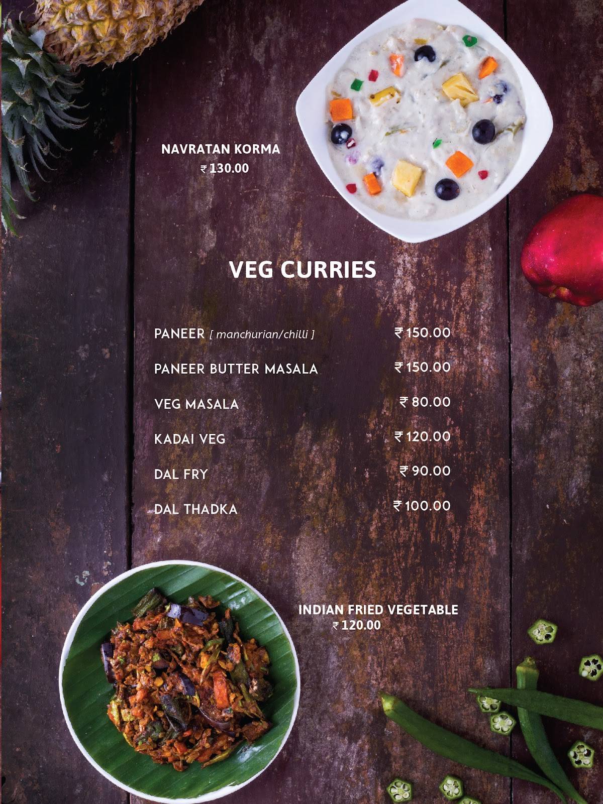 Menu at Raandhal Restaurant, Kannur