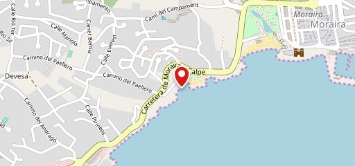 El Chamizo, Moraira - Restaurant menu, prices and reviews