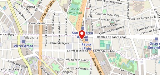 Vivari, Barcelona, Estación de Fabra i Puig/San Andrés Arenal - Menú ...