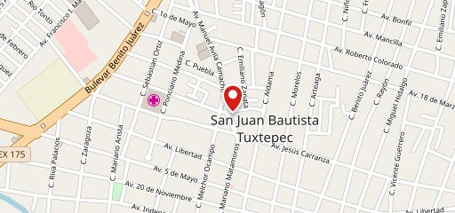 Mariscos Tampico restaurant, San Juan Bautista Tuxtepec