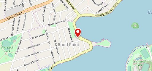 Nield Park Pavilion, Rodd Point - Restaurant menu, prices and reviews