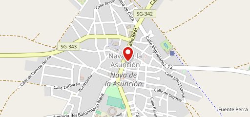 Café-Bar Punto de Encuentro, Nava de la Asunción - Menú del restaurante ...