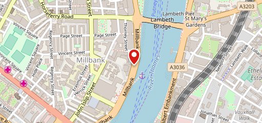 The Brasserie, at the Millbank Tower in London