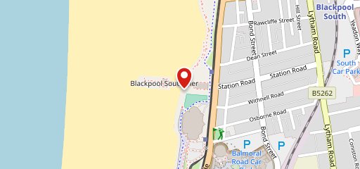 Sea Breeze Cafe, South Pier Promenade in Blackpool