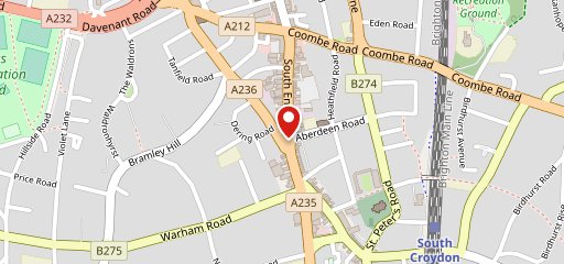 The Tree House, Croydon - Restaurant menu, prices and reviews