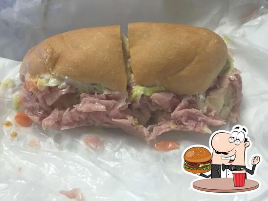 Menu at Bayou Blue Po-Boys restaurant, Houma, LA-182