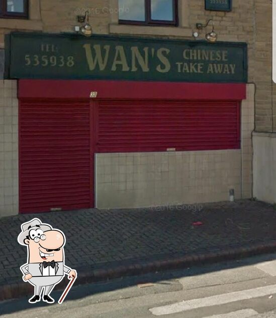 Menu at Wan's fast food, Huddersfield