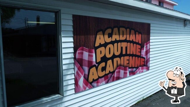 Menu at The Acadian Poutine/ La Poutine Acadienne restaurant, Bouctouche