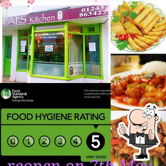 Menu at Fai's Kitchen fast food, Bognor Regis