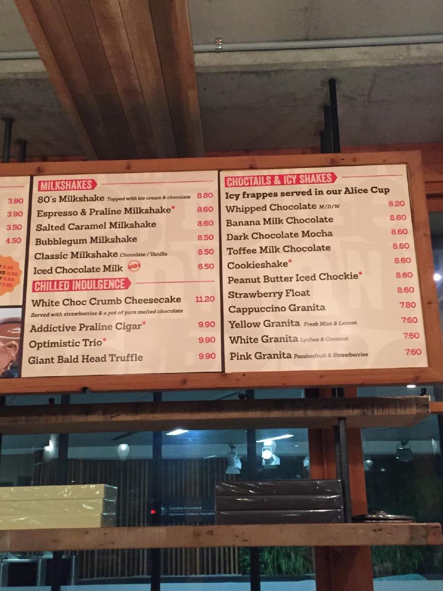 Menu at R2 Café Russell cafe, Russell