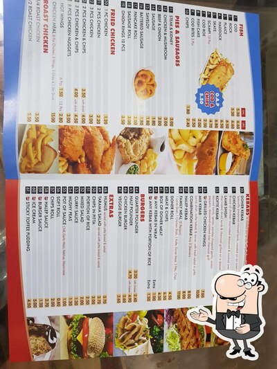 Waltham Abbey Fish Bar, Waltham Abbey - Restaurant menu, prices and reviews