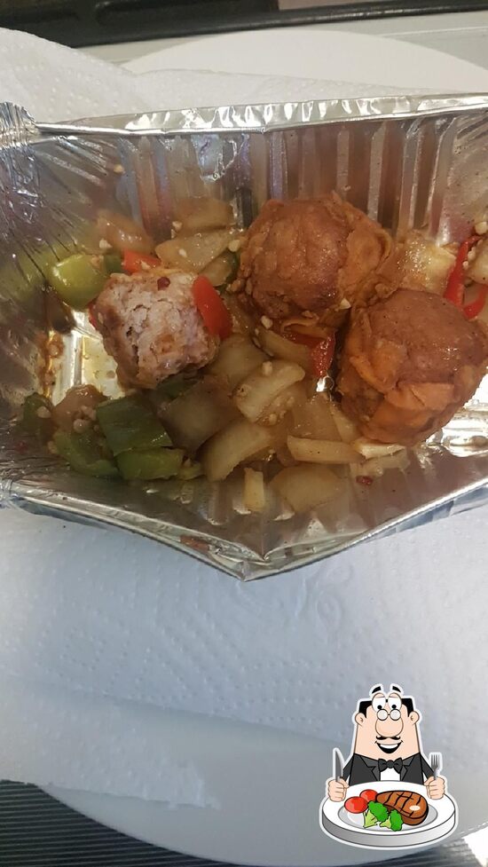 Menu at K-Tams fast food, Liverpool