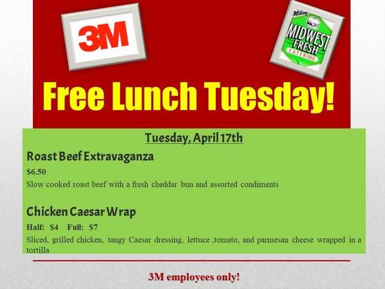 Menu at Midwest Fresh Catering, Brookings