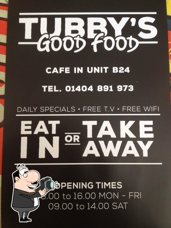 Menu at Tubby's Good Food restaurant, Dunkeswell