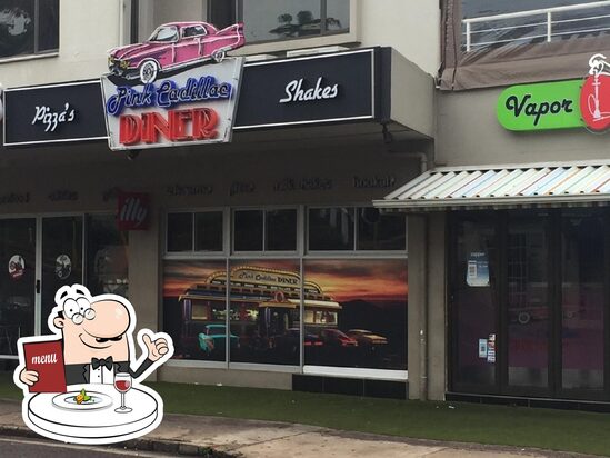 Menu at Pink Cadillac Diner restaurant, Durban