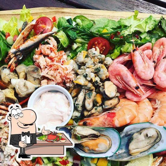 Menu at The Trawlerman fast food, West Bay